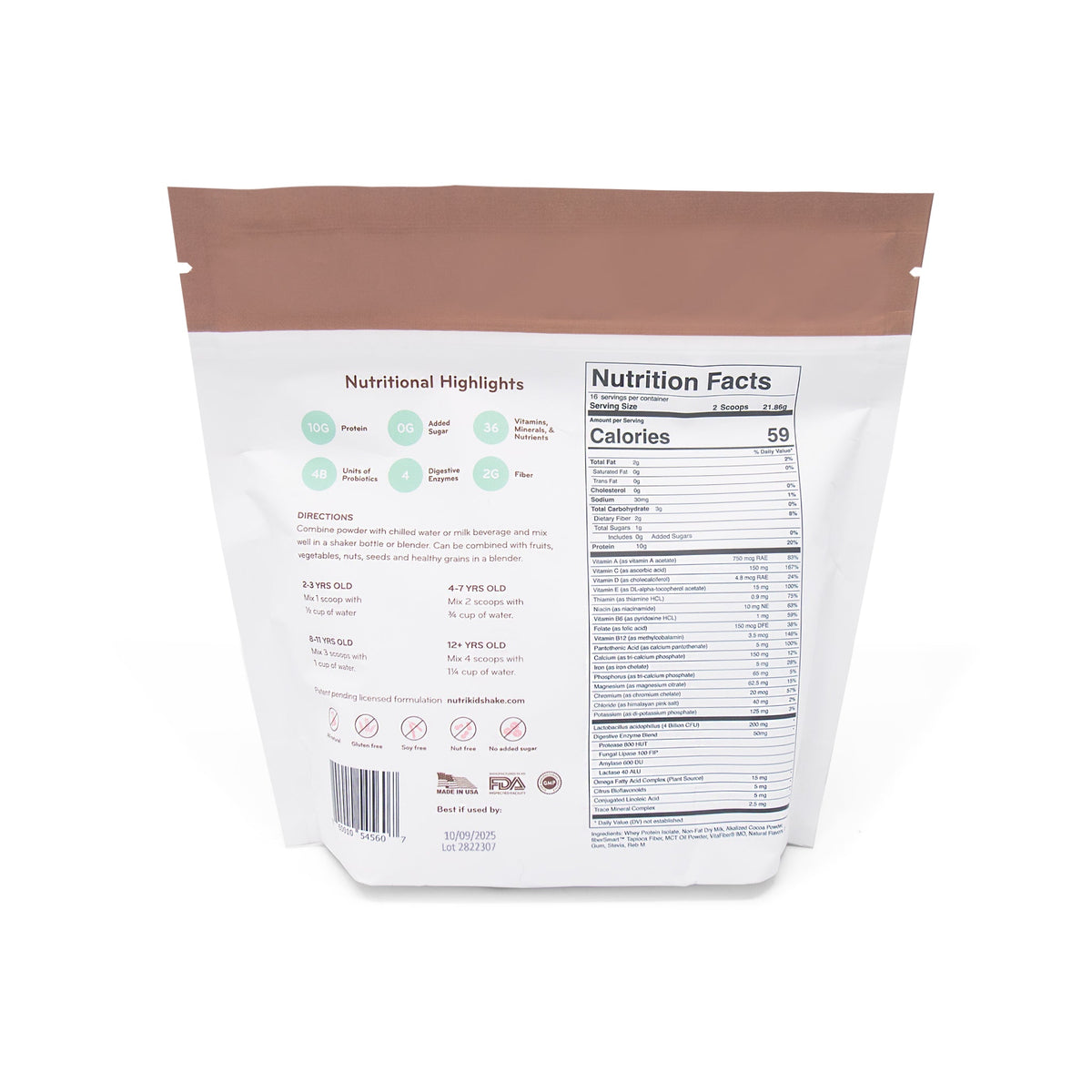 Chocolate Nutritional Shake for Kids – NutriKid